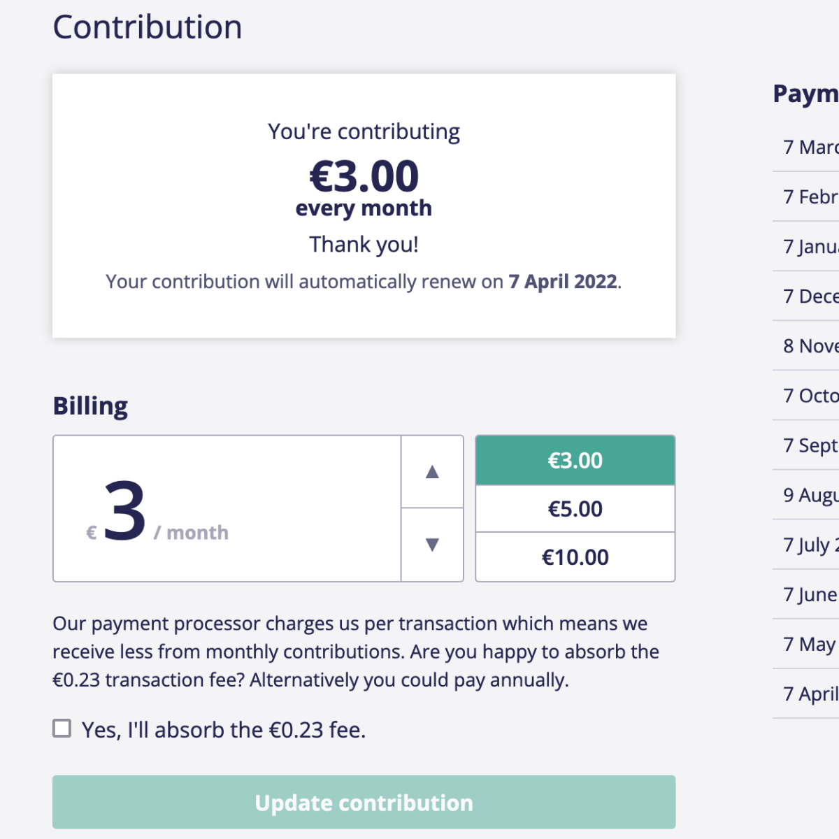 beabee feature - beabee